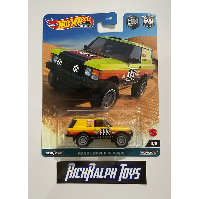Hot Wheels Premium Off Road Range Rover Classic | Shopee Philippines