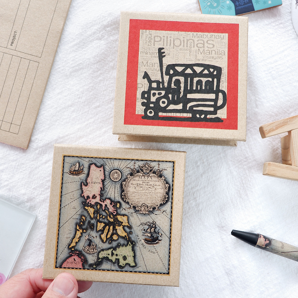 Papemelroti Philippine Souvenir Desk Pad | Notepad Memo Pad Stationery ...