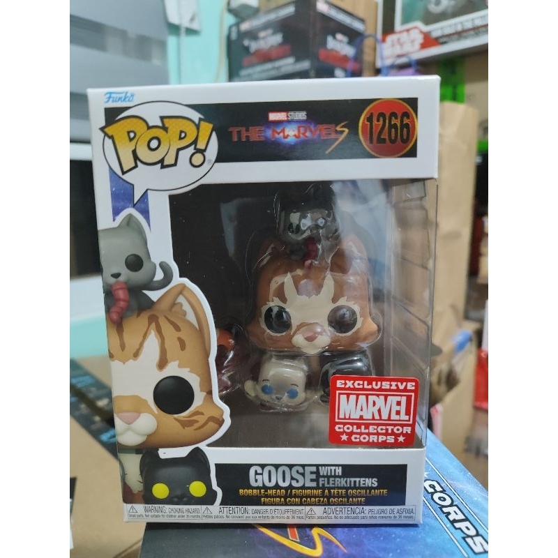 Funko Pop Marvel - Goose with Flerkittens 1266 The Marvels Marvel ...