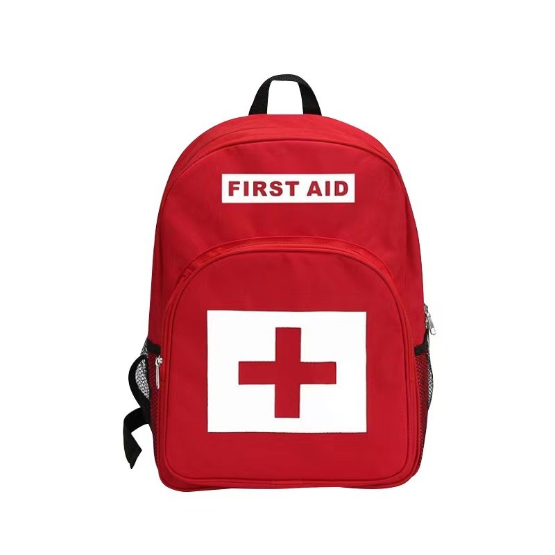 Red Cross Backpack First Aid Kit Bag Outdoor Sports Camping Home ...