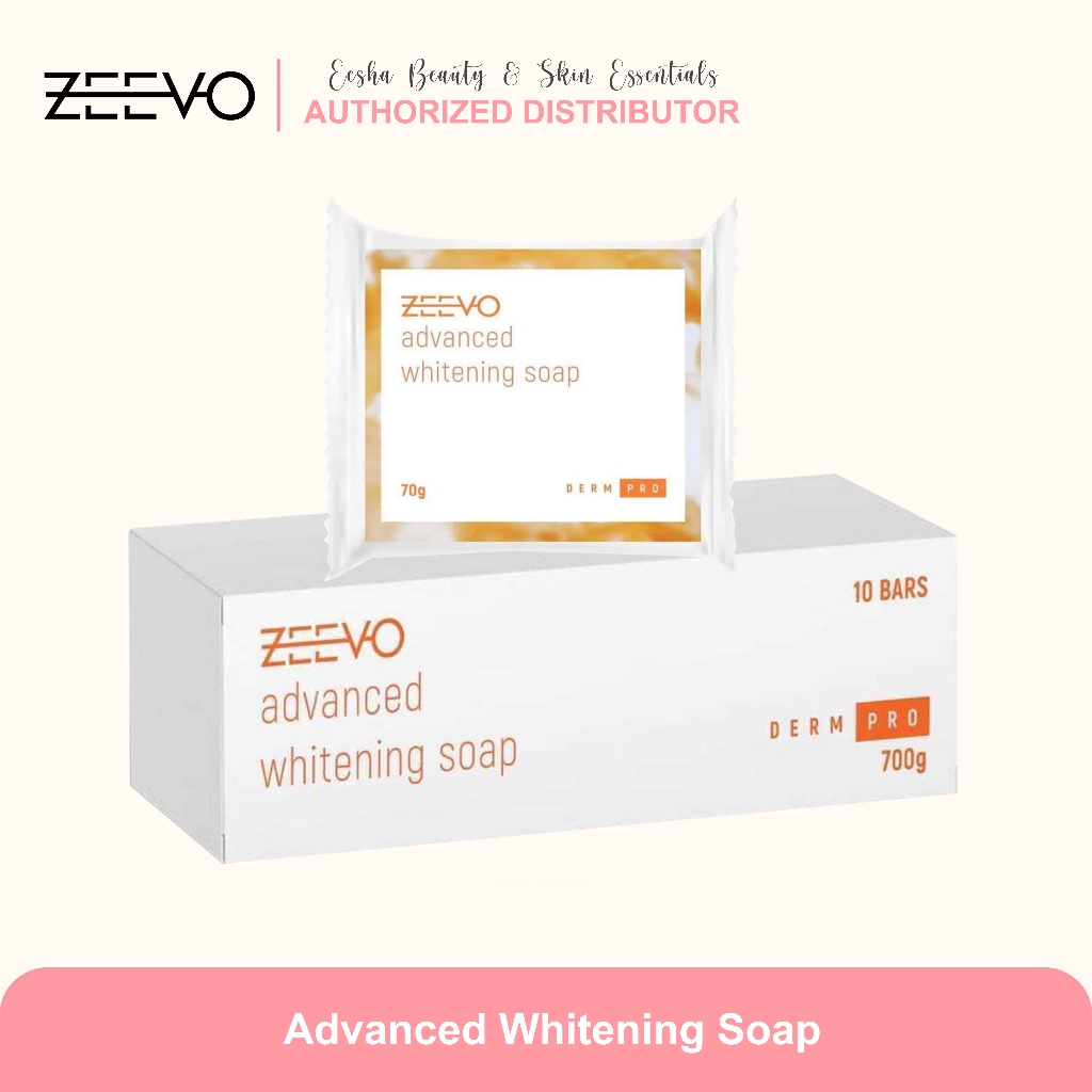 Zeevo Advanced Whitening Soap (1 Box / 10 Bars) | Shopee Philippines