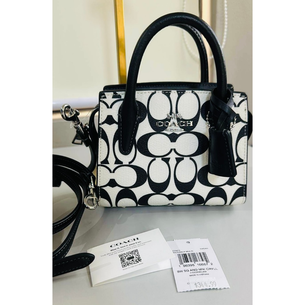 Coach Andrea Mini Carryall In Signature Canvas | Shopee Philippines