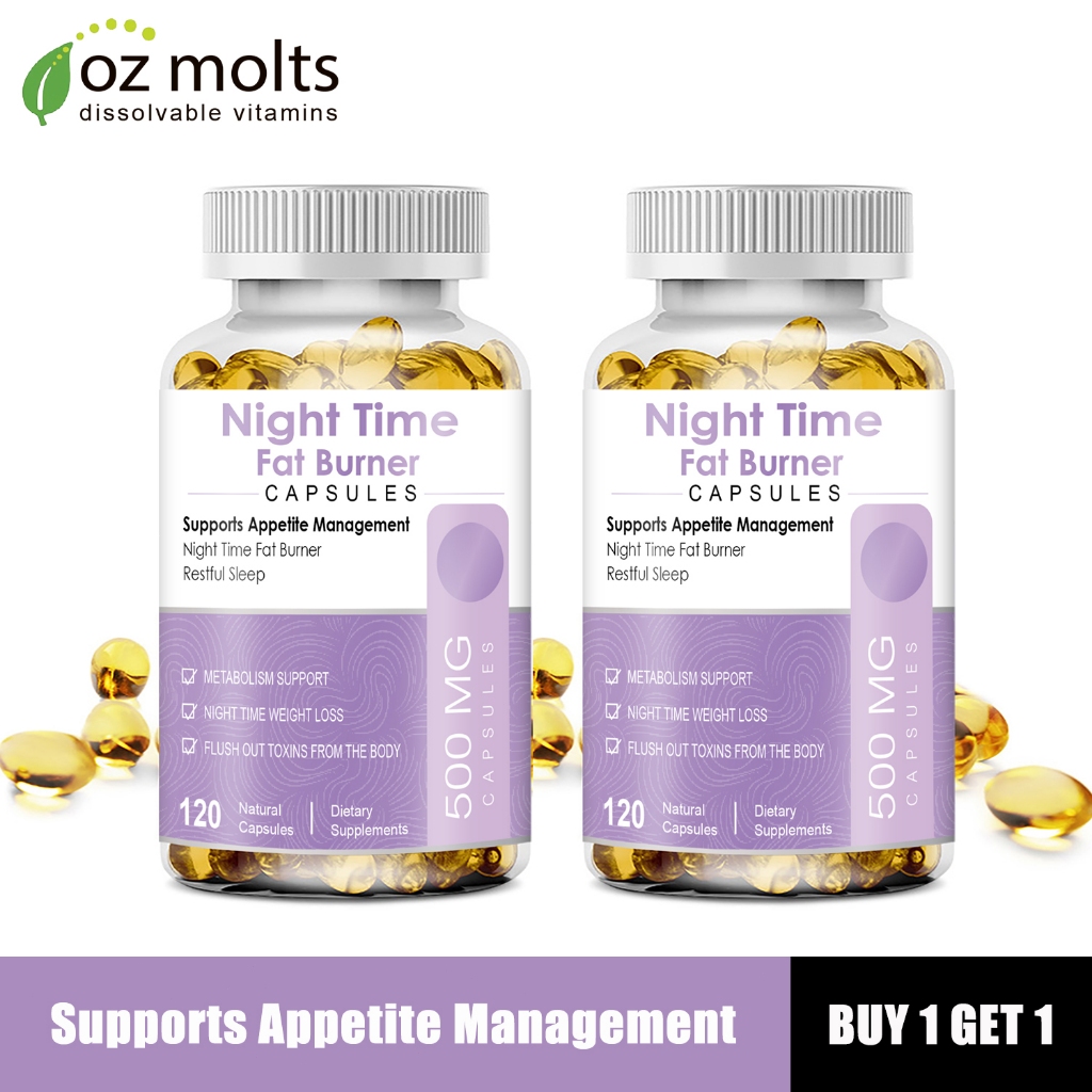Ozmolts Night Time Fat Burner Slimming Capsule Weight Loss Supplement ...