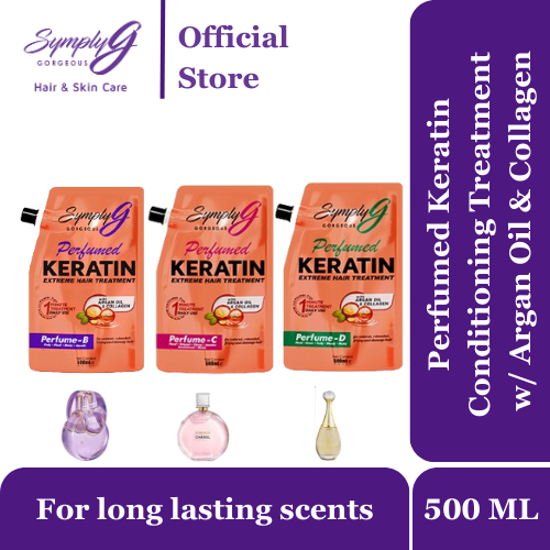 Symply G Perfumed Keratin Conditioner w/ Argan Oil and Collagen 500mL ...