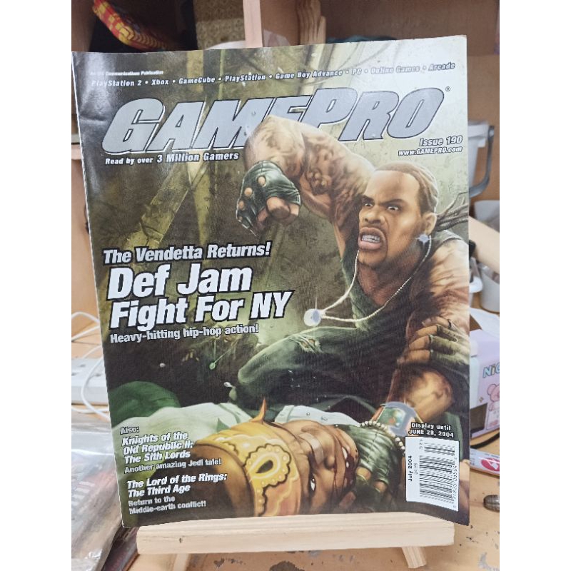 GAMEPRO Magazine - ISSUE# 190 - JULY 2004 -VENDETTA DEF JAM FIGHT ...