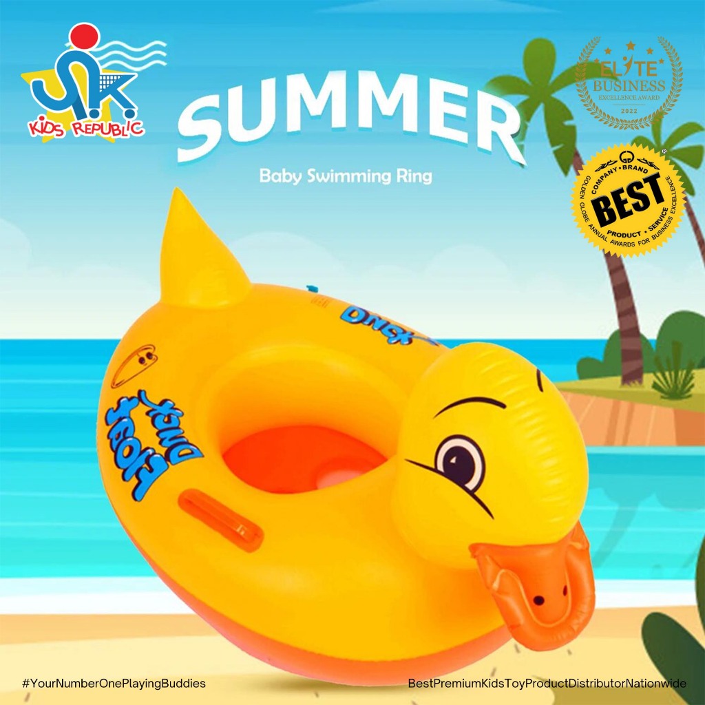 Quacker Baby Float See-Me-Sit Rider Inflatable Pool Floats for Kids ...