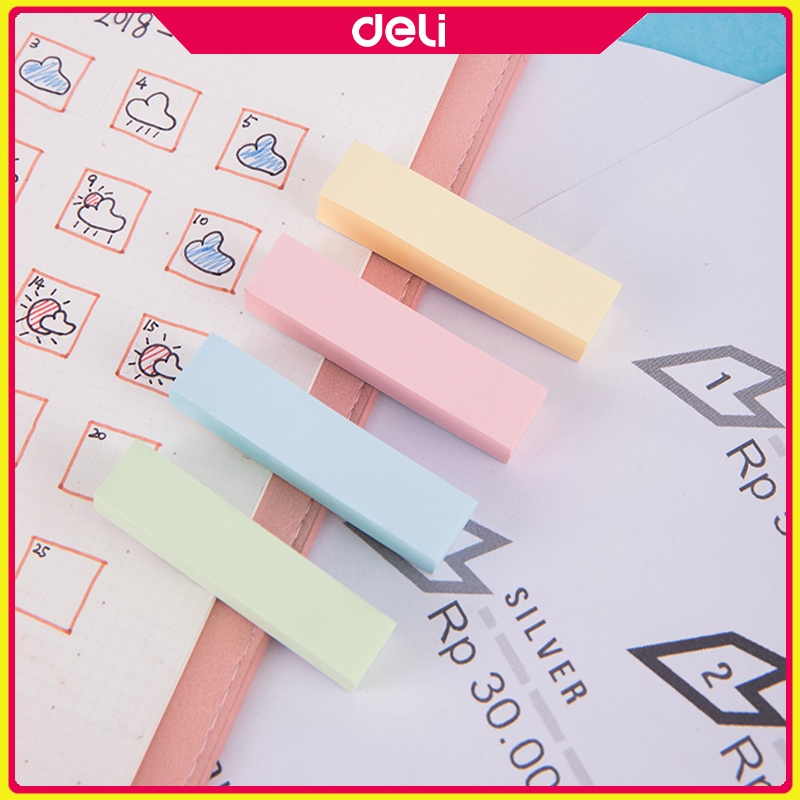 Deli EA10902 Sticker Notepad Sticky Notes Bookmarks Memo Pad Lable ...