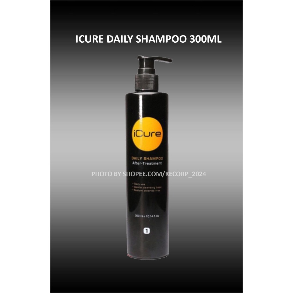 iCure Daily Shampoo & Conditioner (After Treatment) bottle 300ml ...