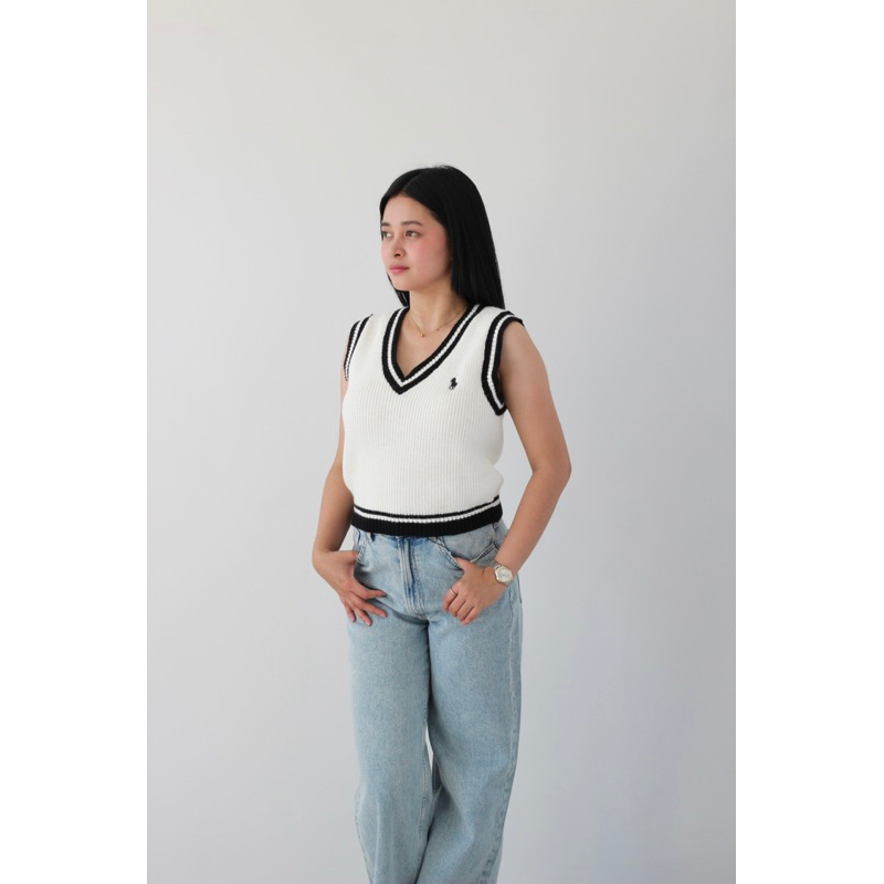 Inspired Ralph Lauren Knitted Vest Top Freesize Shopee Philippines 3626