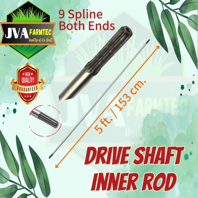 1pc [9 SPLINE - 153cm Long] SHAFT ROD (INNER ROD) FOR GRASS CUTTER GX35 ...