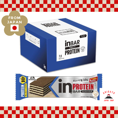 Morinaga in Bar Protein Vanilla 14 Protein Bars Wafer - High Protein 10g, E-Rutin 【Direct from ...