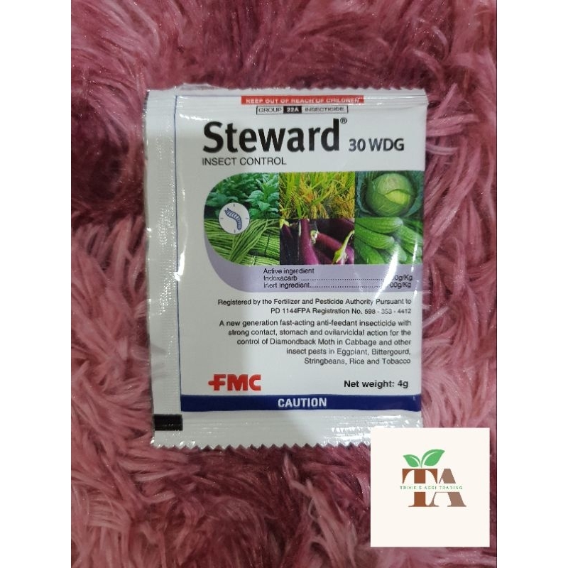 Steward 30WDG 4grams insecticide ~ Indoxacarb ~ FMC | Shopee Philippines