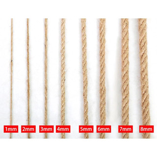 100m Handmade hemp rope making materials thin and thick decorative diy ...