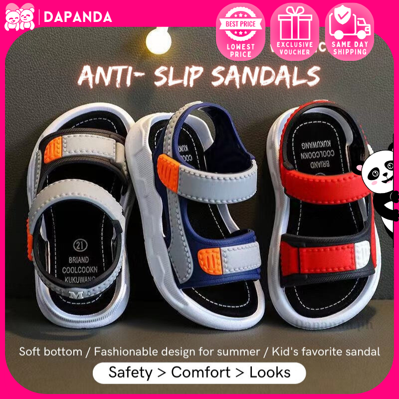DAPANDA New 2023 Soft Baby Toddler Sandals Beach Shoes Non-Slip For Boy 2-5 Years Old | Shopee ...