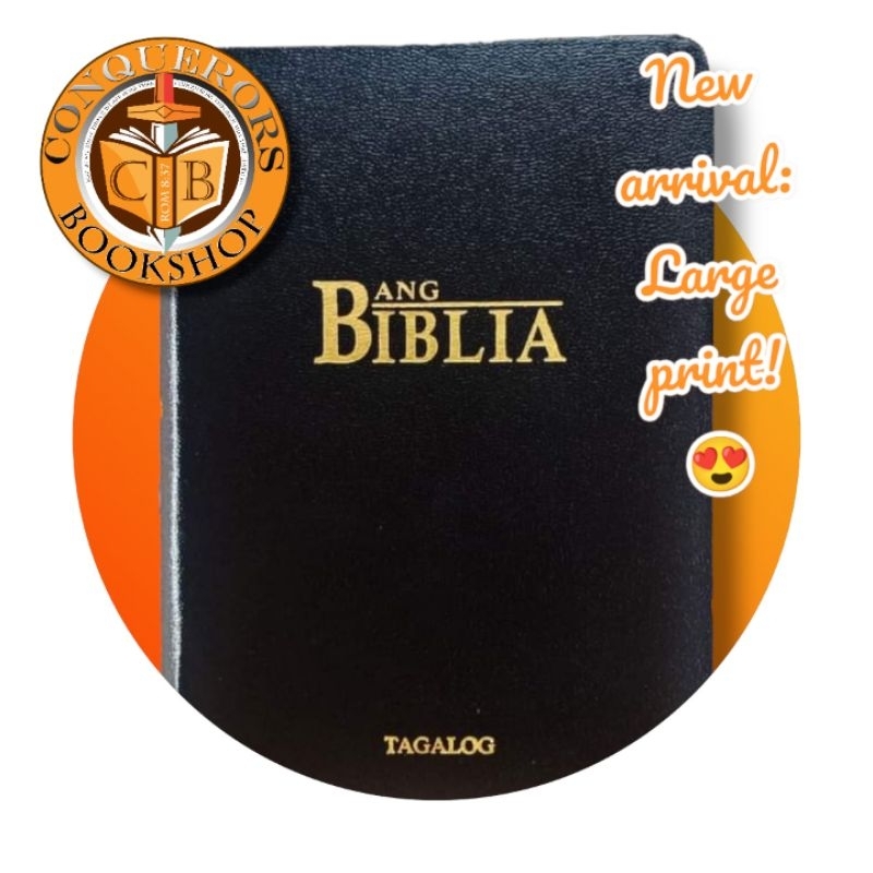 ANG BIBLIA BIG SIZE & LARGER PRINT - TAGALOG HOLY BIBLE HARD BOUND ...