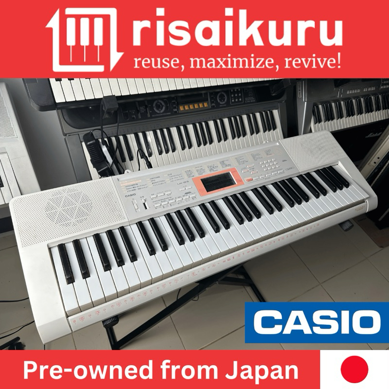 Casio LK-123 Keyboard Piano Organ 61 Keys Touch Response Semi Weighted Japan Surplus | Shopee ...