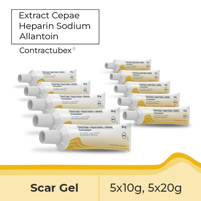 Contractubex [Extract Cepae + Heparin Sodium + Allantoin] - 10g x5 and ...