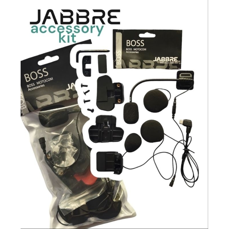 JABBRE Spare kit TYPE-C (for BOSS,J4Ultra & T30-S), SPARE MIC/SPEAKERS ...