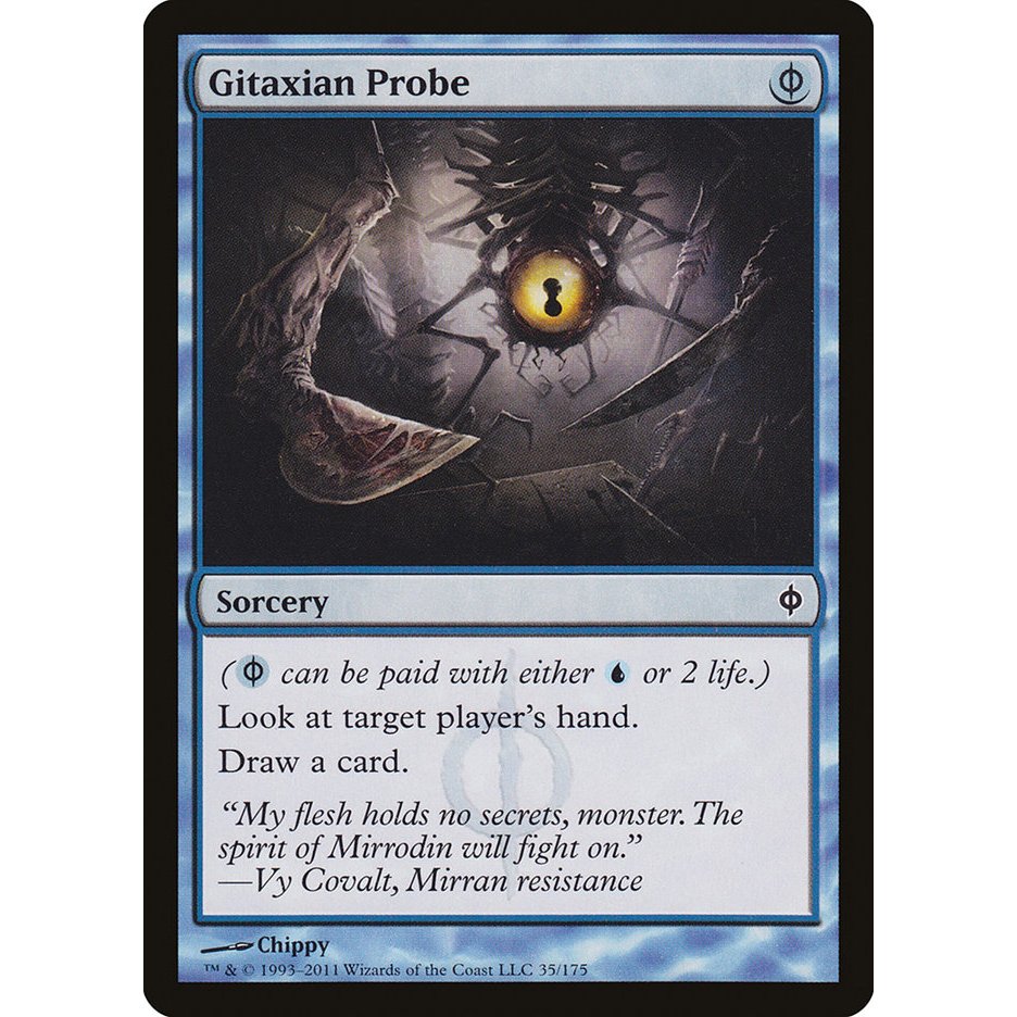 Magic the Gathering - Gitaxian Probe - MTG Blue - NPH - NM (_RGB ...