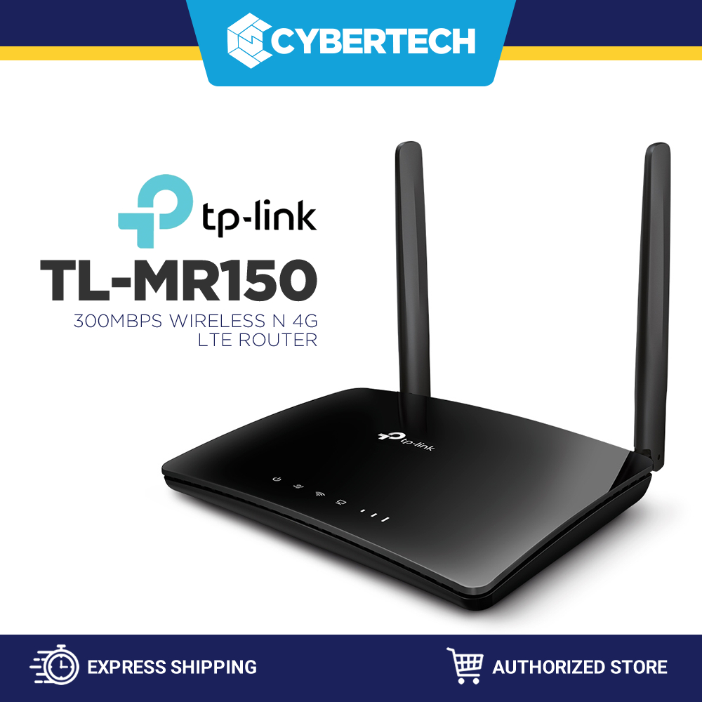 Cybertech TP-Link TL-MR150 300Mbps Wireless N 4G LTE Router | Shopee ...