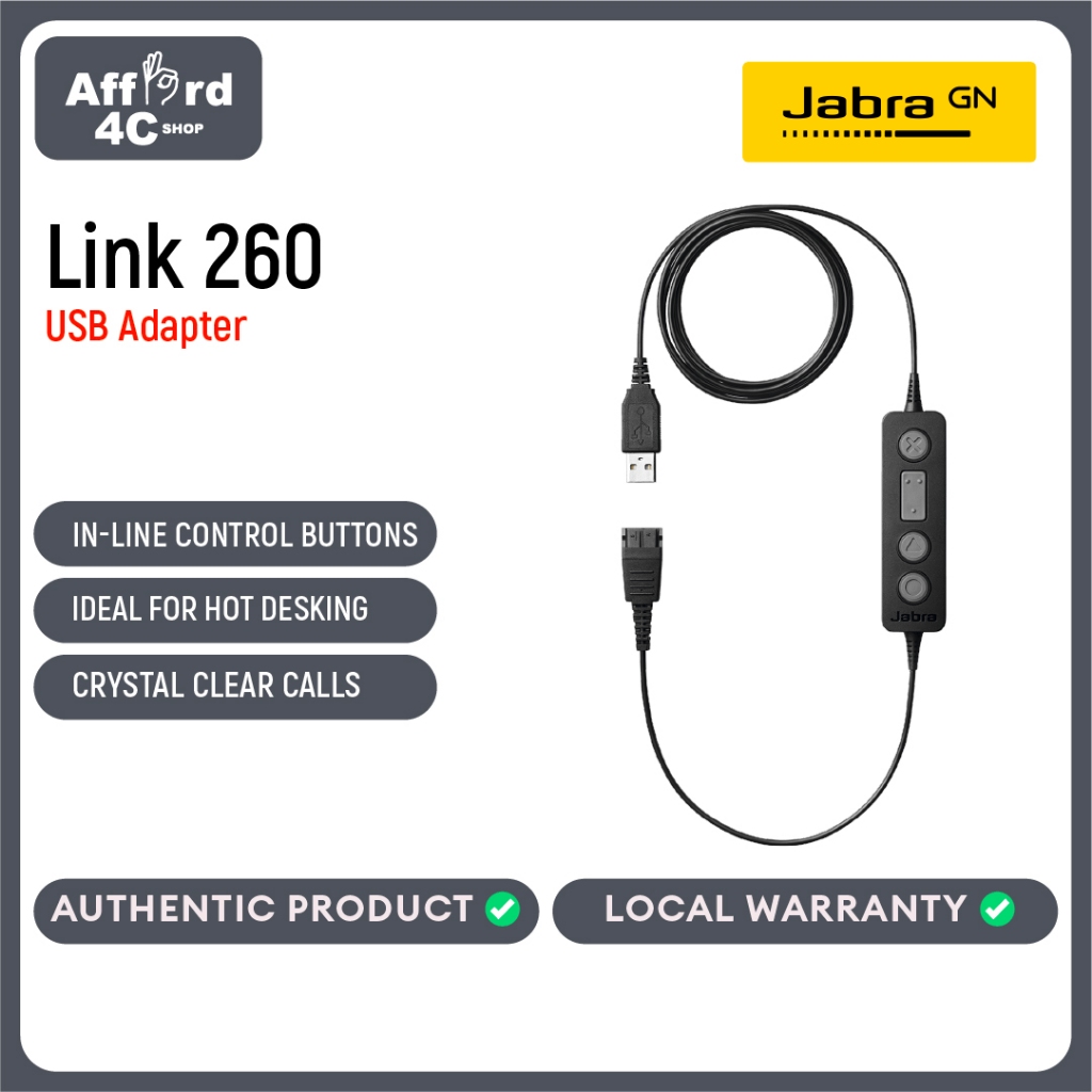 Jabra Link 260 USB Adapter | Shopee Philippines