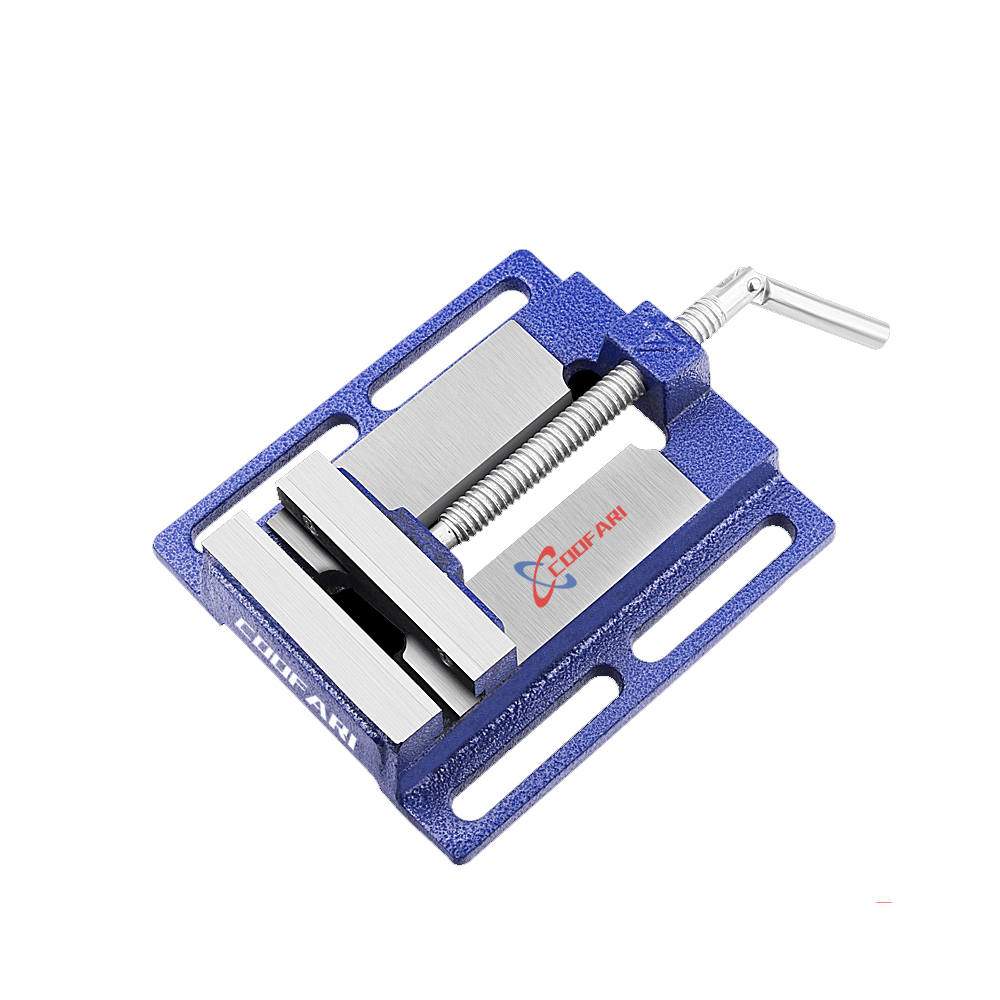 HT1054 3 inch Flat Bench vise table clamp Drill Press Milling Machine ...