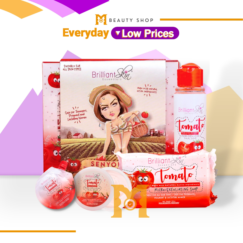 Original Brilliant Skin Tomato Micro Exfoliating Set & Retails ...
