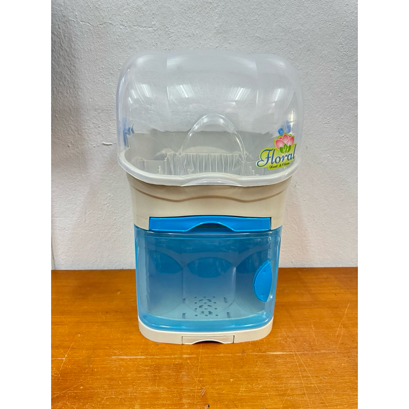 8809-MDC Uniglobal Mini Floral Dish Cabinet (Kitchen Rack) | Shopee ...