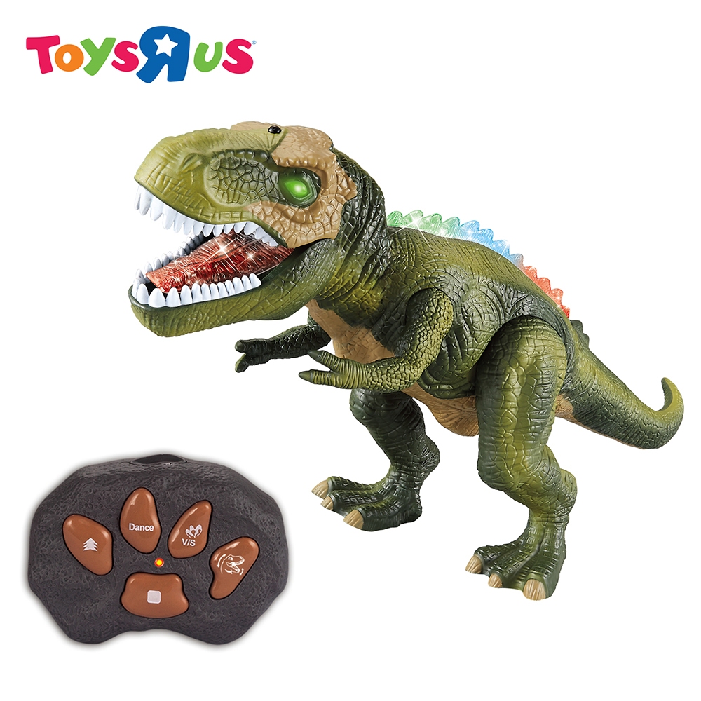 Stomp and Chomp Remote Controlled Walking Tyrannosaurus (Green ...