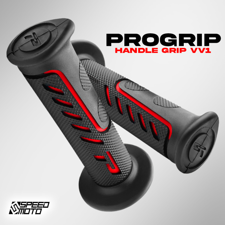 PROGRIP VV1 RUBBERIZED ANTI-SLIP HANDLE GRIP UNIVERSAL FOR MOTORCYCLES ...