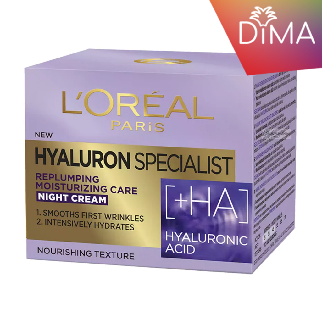 L'Oreal Hyaluron Expert Night Cream - Certified from L'Oreal | Shopee ...
