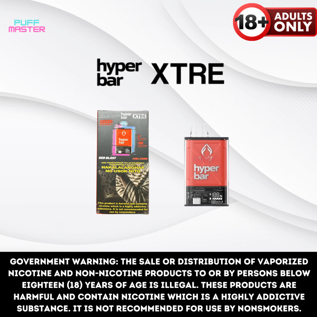 Hyperbar XTRE Disposable Pod 10,000 Puffs | Shopee Philippines