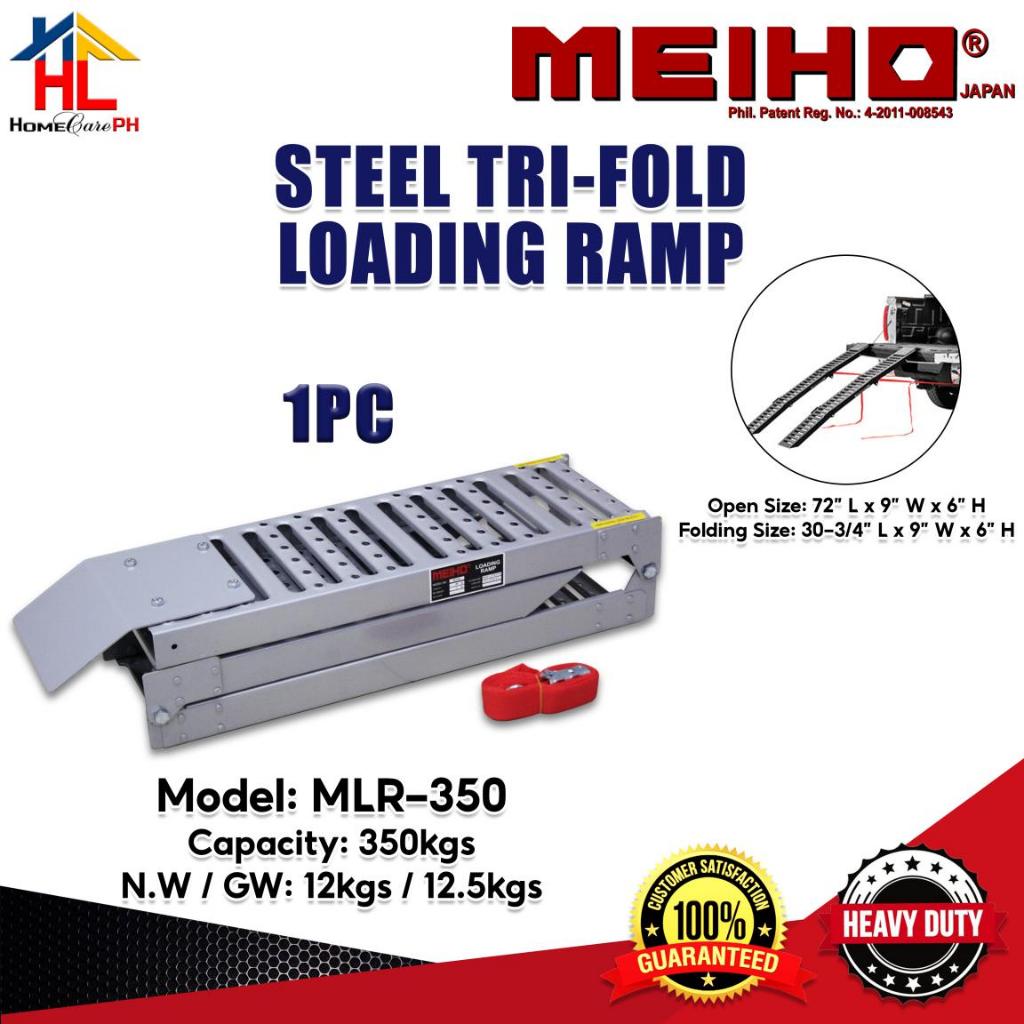 MEIHO STEEL TRI-FOLD LOADING RAMP 1PC | Shopee Philippines
