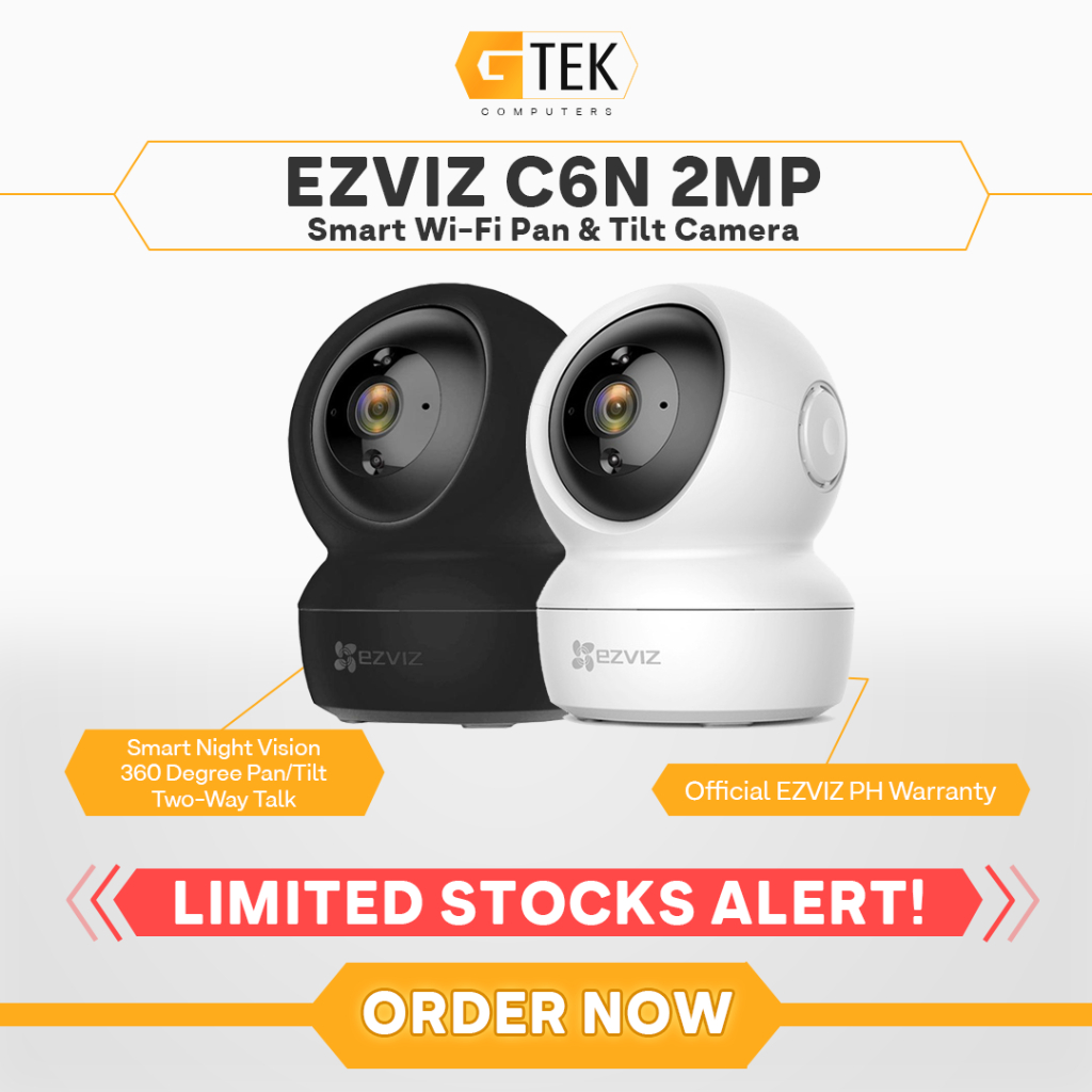 EZVIZ C6N 2MP Smart Wi-Fi Pan & Tilt CCTV Camera | Shopee Philippines