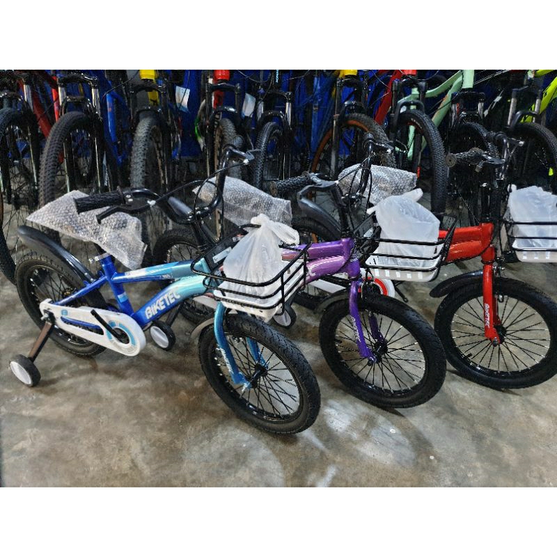 BIKETEC KIDS BIKE 12/16/20 inch wheel (SOBRANG GANDA) | Shopee Philippines