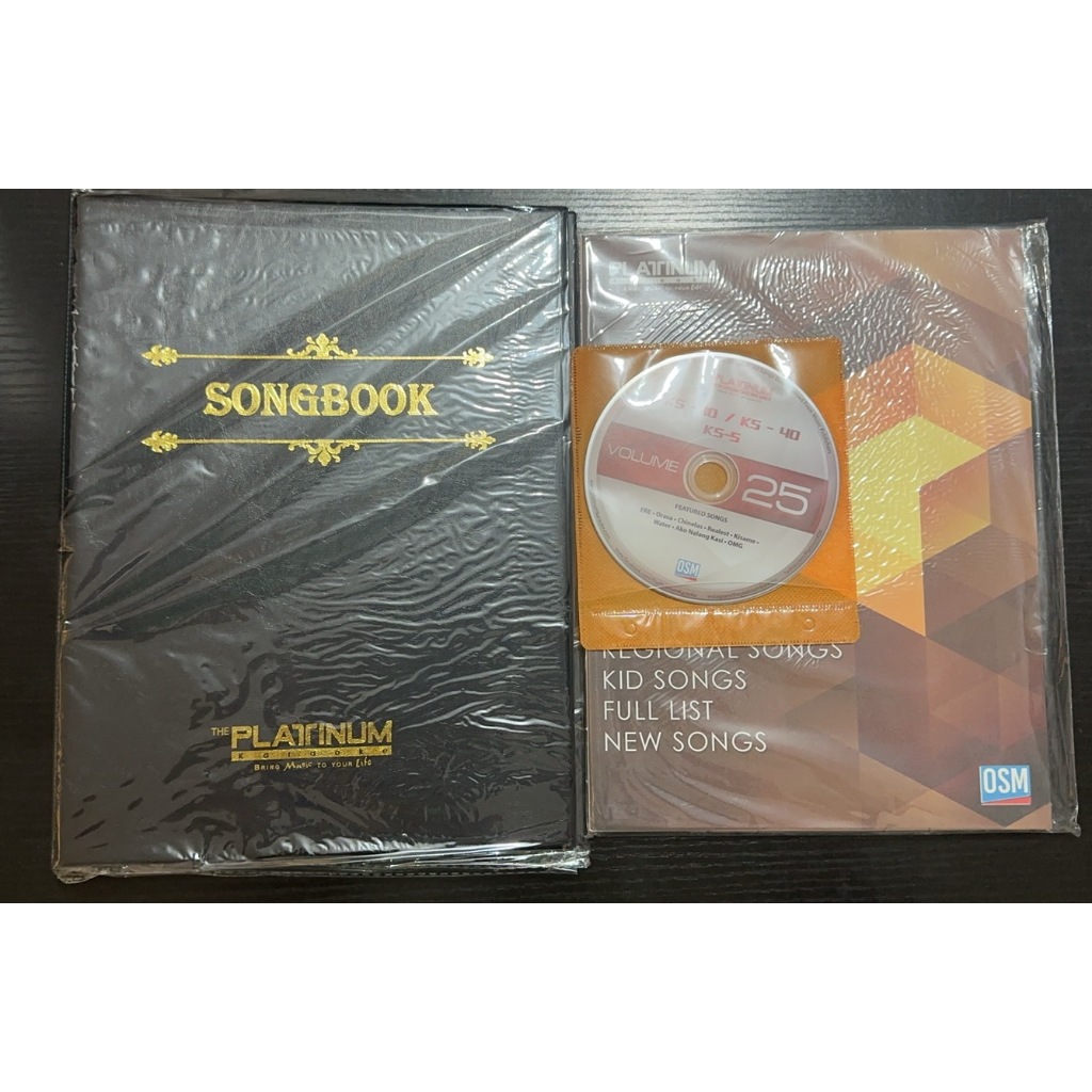 Platinum KS-40 / JUNIOR 2 / K-BOX 2/K BOX 2/KBOX3 Songbook & Updated CD vol. 25 (BIG Songbook ...