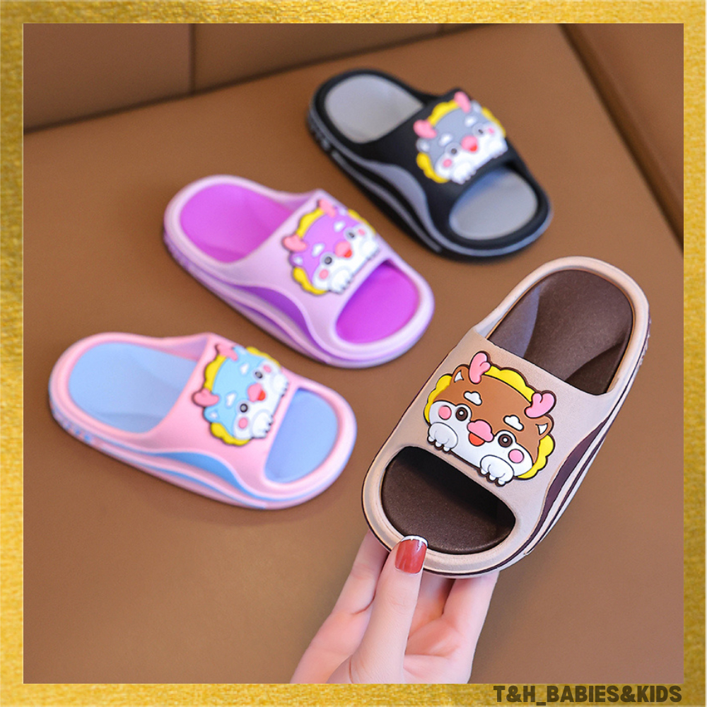 TH Baby New Soft Rubber Flip Flops for Kids Cute Animal Design Indoor ...