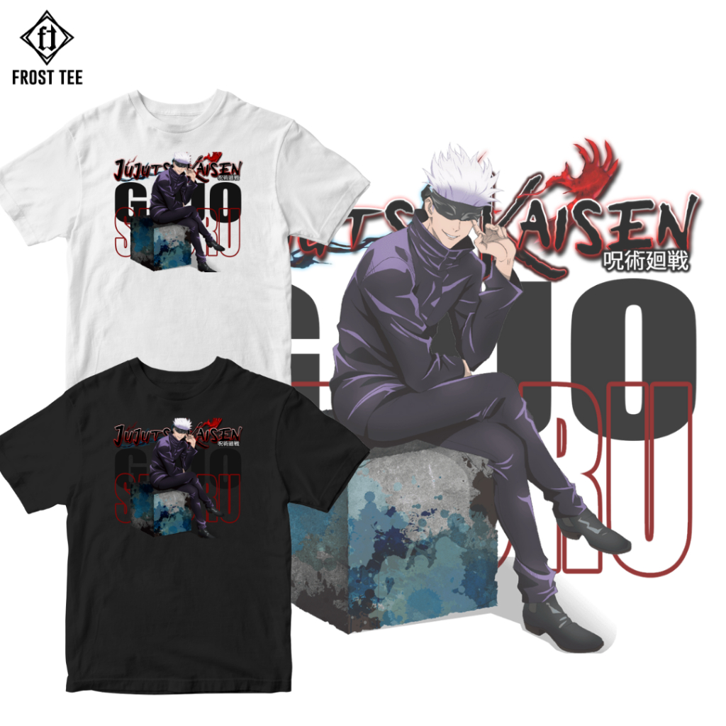 Jujutsu Kaisen - Satoru Gojo C Anime Shirt | FROST TEE | Shopee Philippines