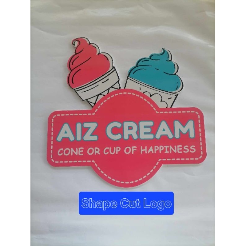 Logo Board | Photo Board | SHAPE CUT ANY SHAPE Shop Logo on Sintra ...