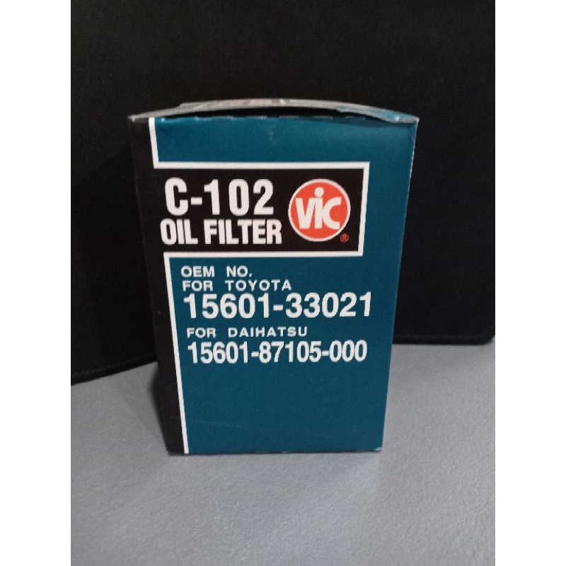 VIC C-102 OIL FILTER made in Japan | Shopee Philippines