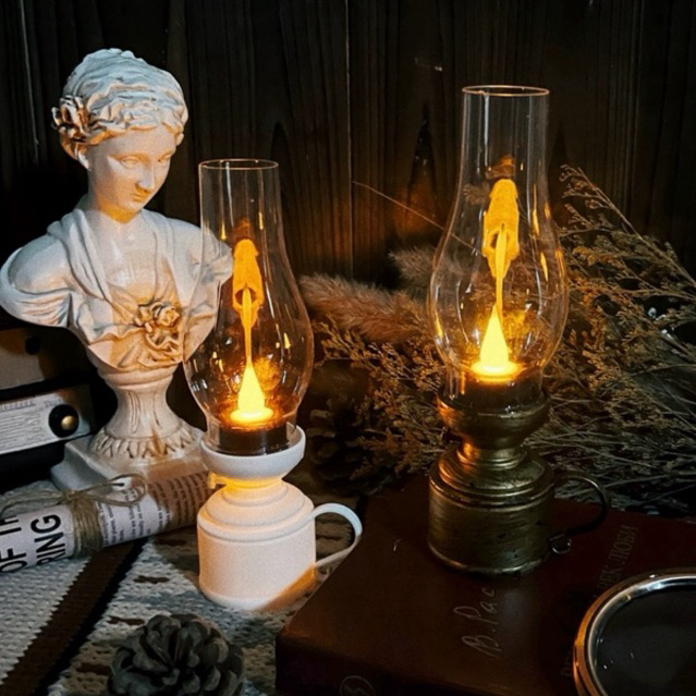 Battery Led candle Retro simulation flame LED old-fashioned electronic ...