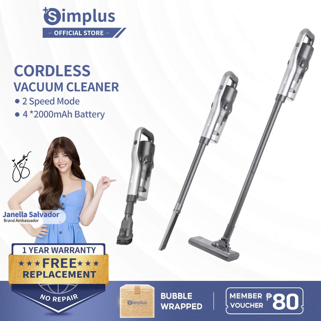 Simplus Cordless Vacuum Cleaner Portable Handheld Strong Suction ...