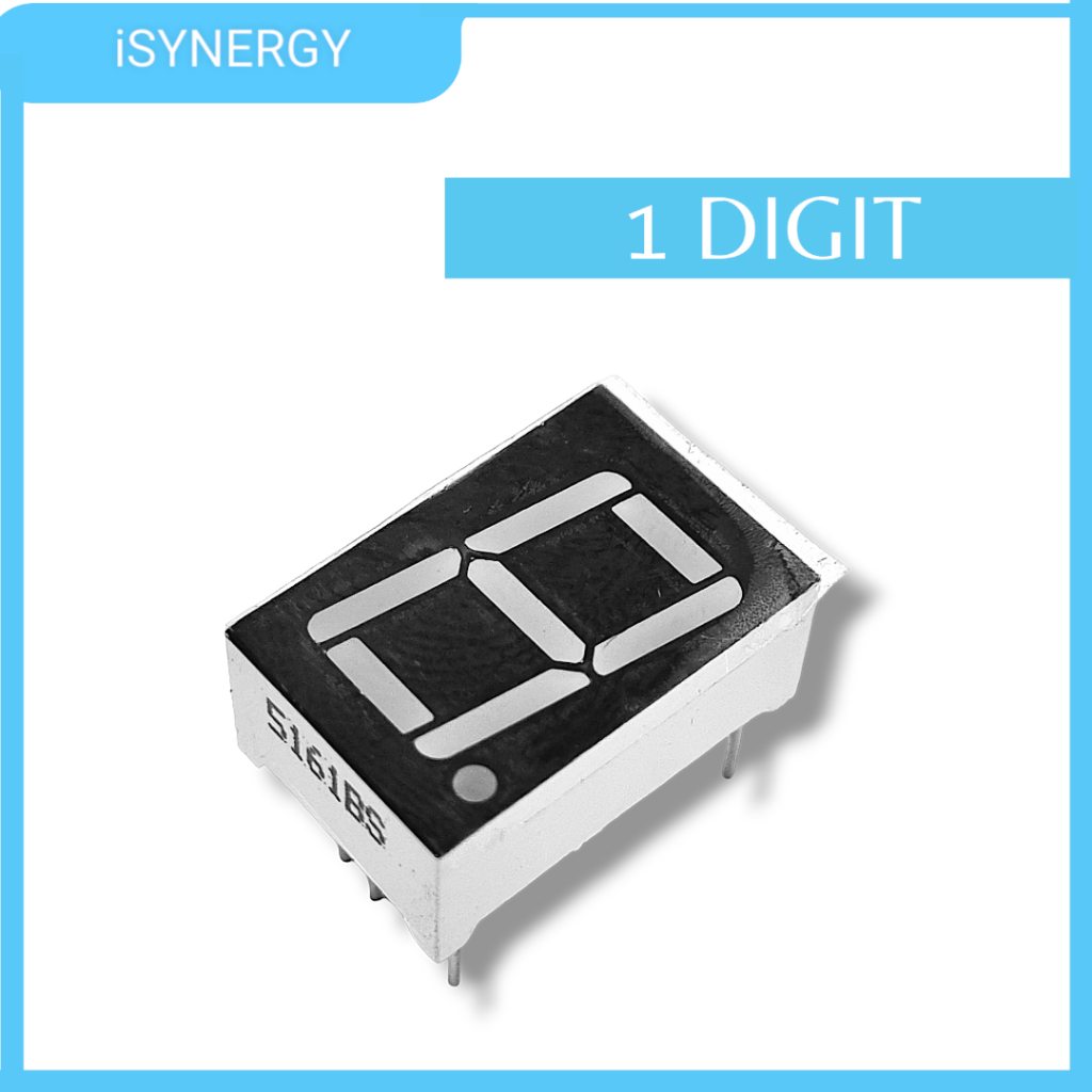 SEVEN SEGMENT DISPLAY 7 SEGMENT 0.5 INCH COMMON ANODE - COMMON CATHODE ...
