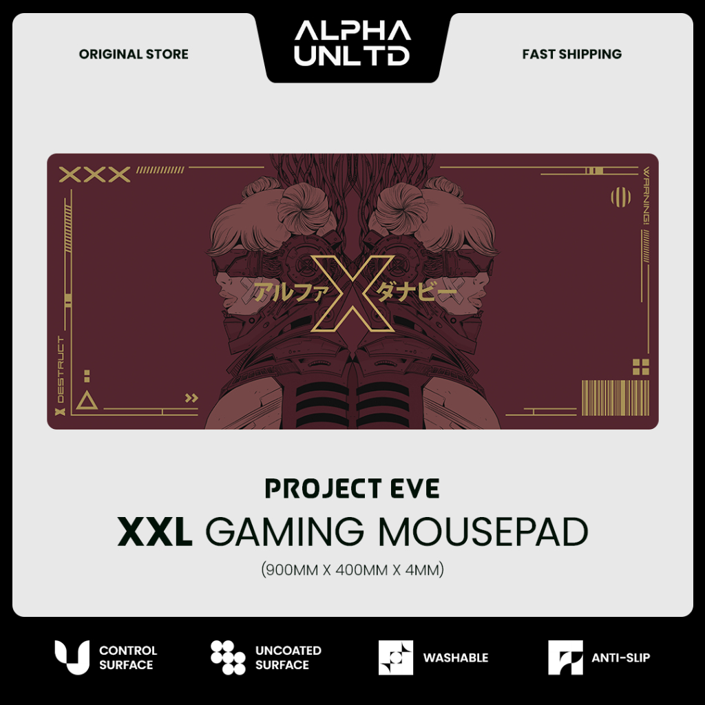 Alpha Unltd | "Project Eve" XXL | Micro-Control Gaming Mousepad ...