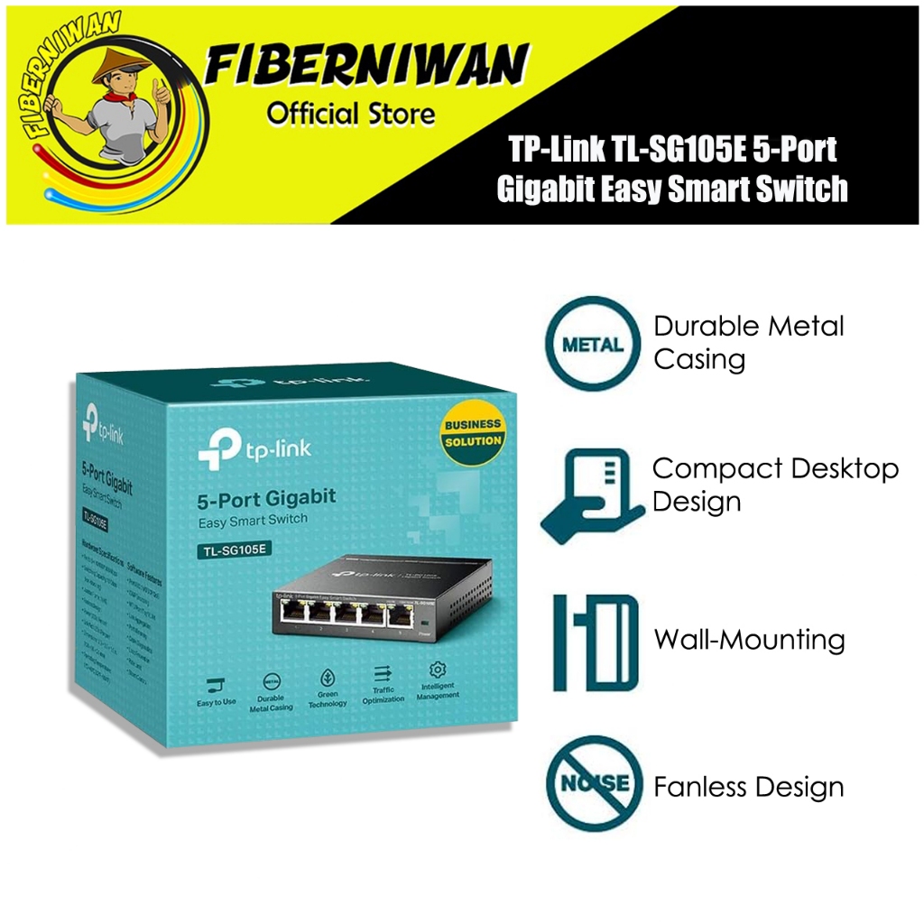 Tp-Link TL-SG105E 5port Gigabit Easy Smart switch | Shopee Philippines