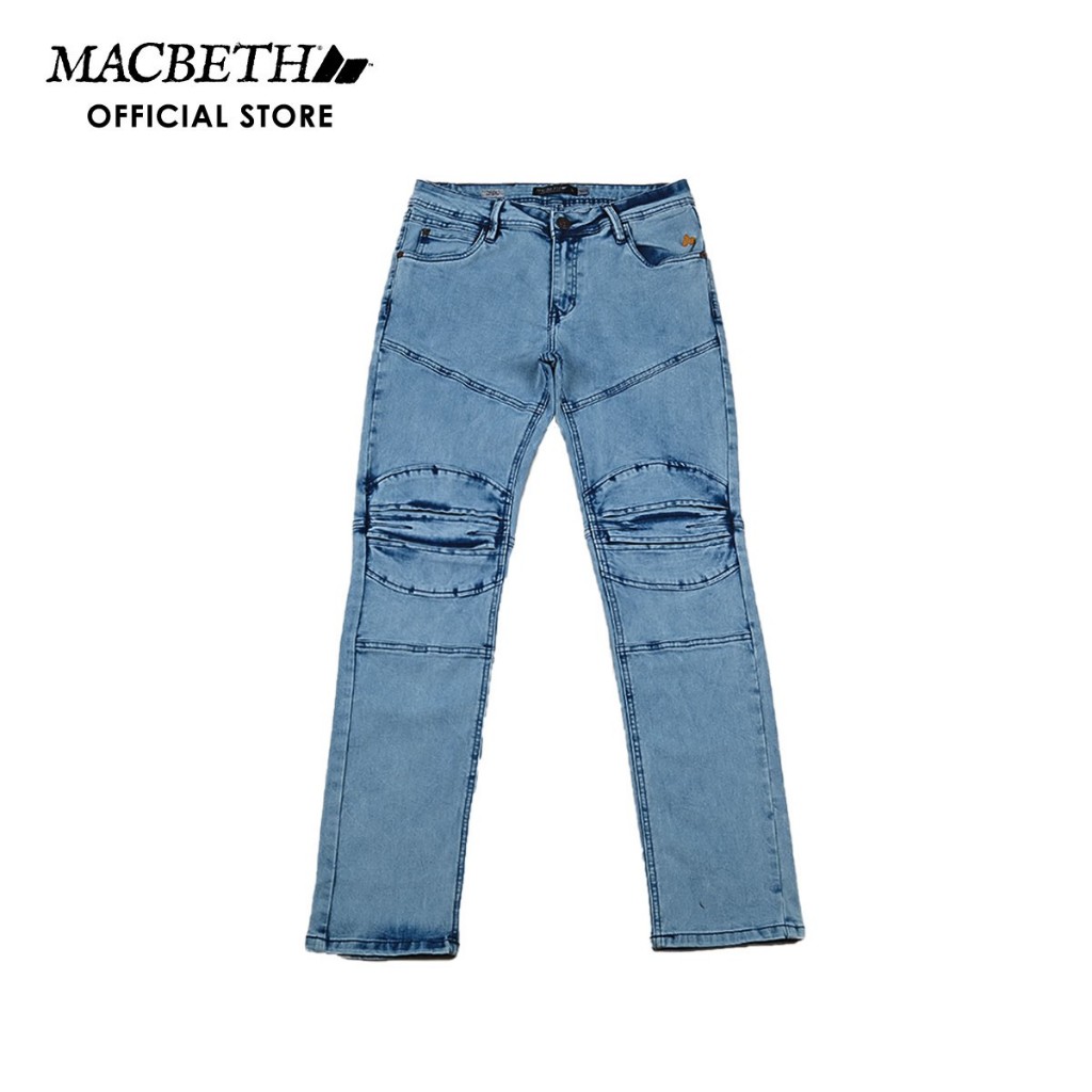 Macbeth Men's Denim Pants " Low Waist Biker Skinny Jeans " ( SALE ...