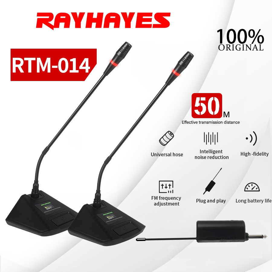 RAYHAYES Conference Microphone 360 Degree Adjustable Gooseneck MIC ...