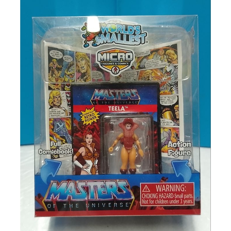 World's Smallest Micro Figures & Comics Master Of The Universe Teela ...