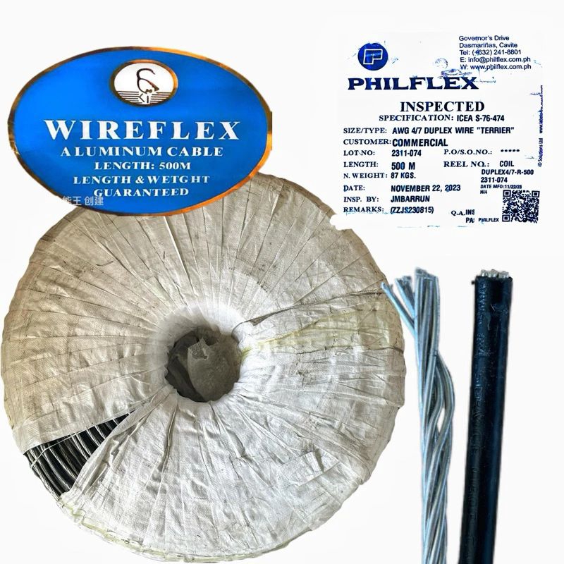 PHILFLEX/WIREFLEX Service Drop Wire ACSR 4/7 Single, Double, Triplex ...