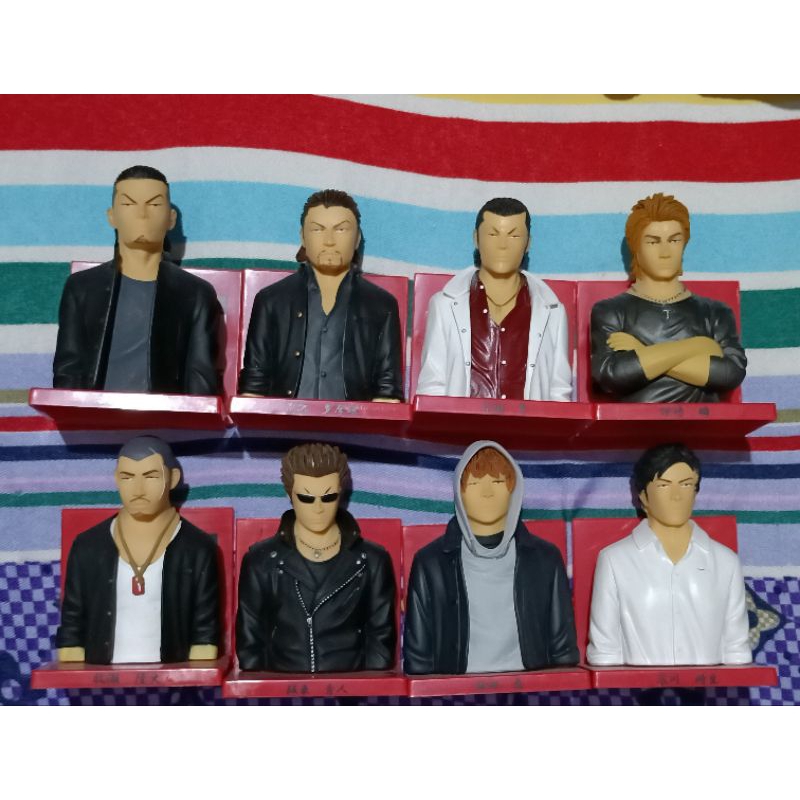 [Authentic From Japan]Crows Zero Half Bust Figure Set of 8 Genji ...